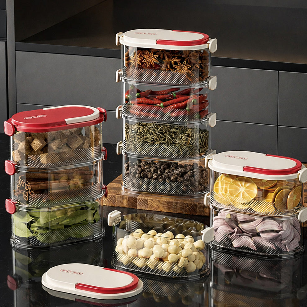 AeroSpice™ Multi-Layer Storage Spice Rack (4 Layer) – Product Factory India